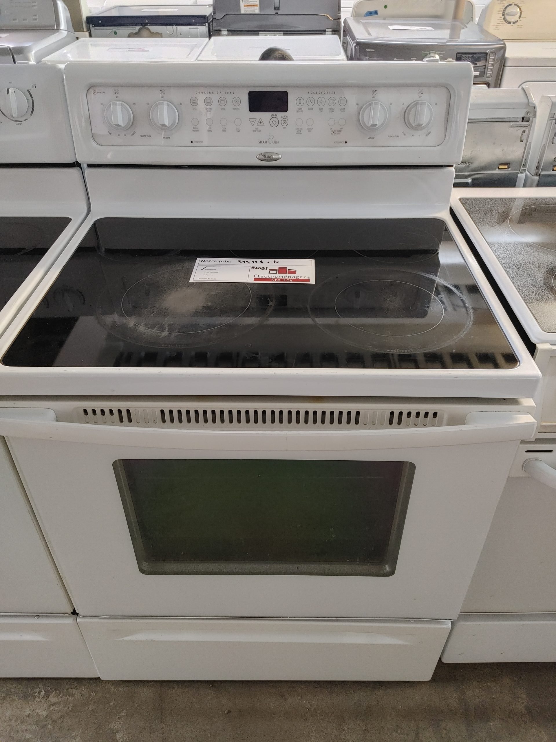 Cuisinière Whirlpool #1131 - Électroménagers Ste-Foy