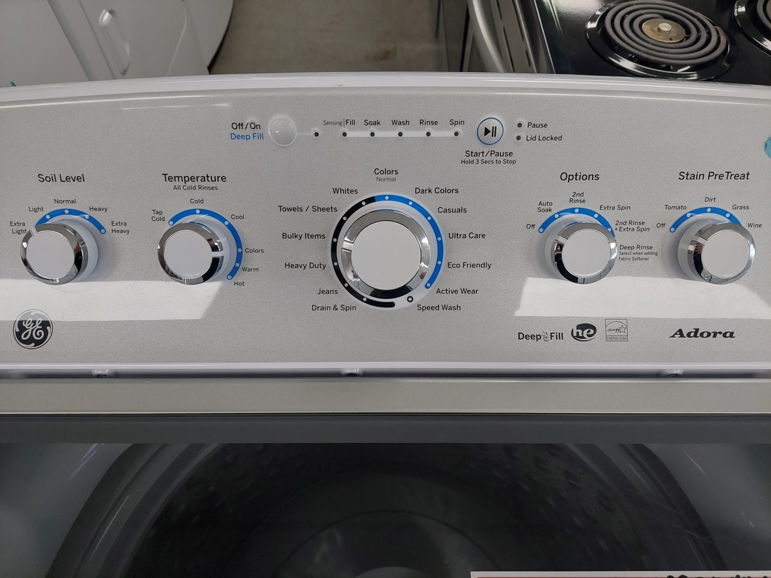 Laveuse GE modèle: GTW495DMNWS Sécheuses GE modèle: GTD46EDMNWS (#1701 ...