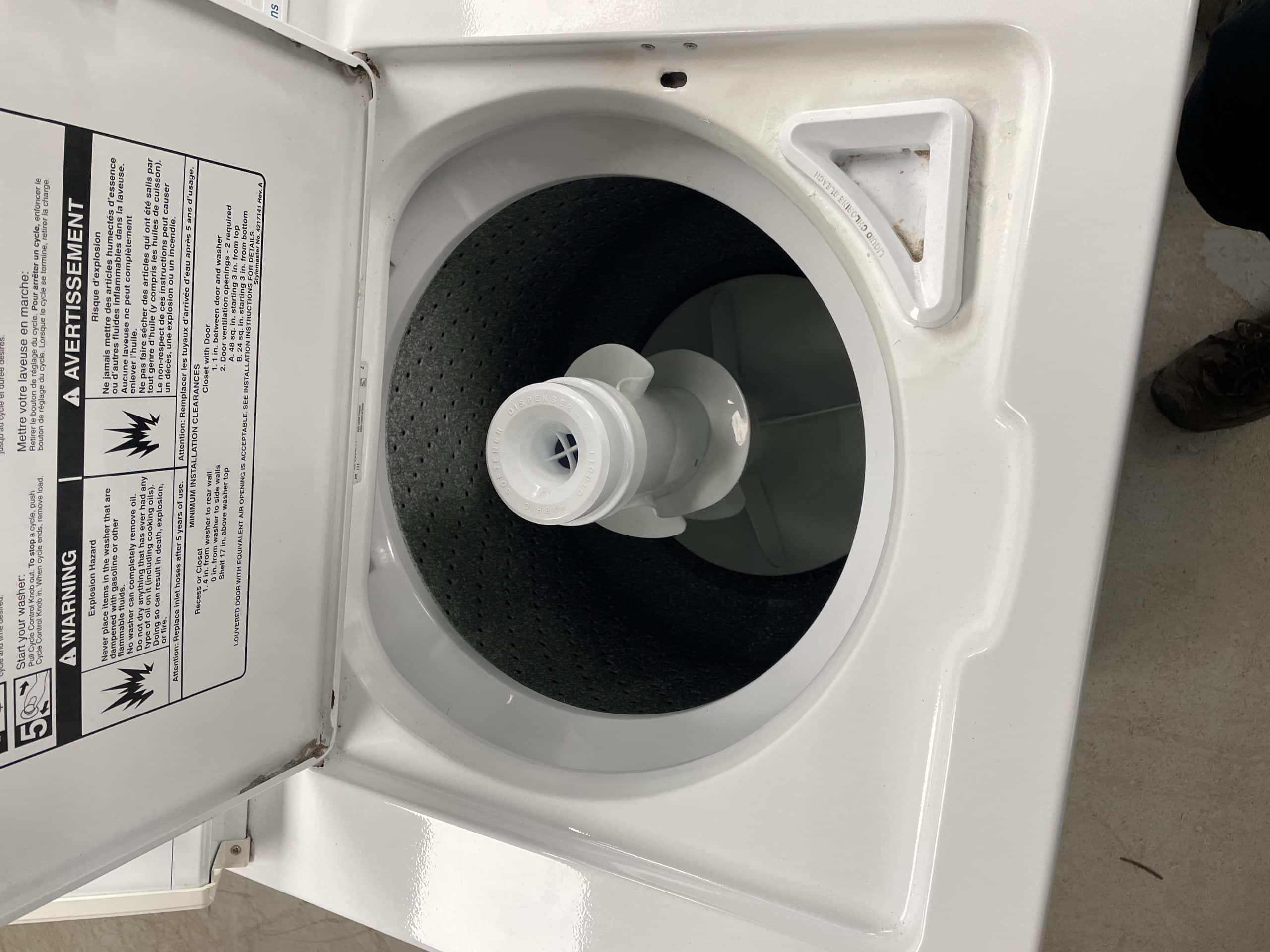 Duo laveuse sécheuse Whirpool (#1534) - Électroménagers Ste-Foy