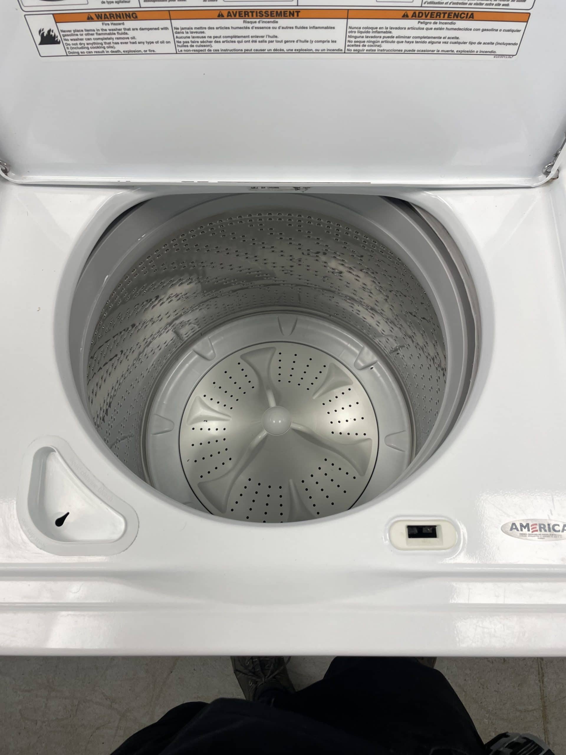 Duo laveuse sécheuse Amana (#1526) - Électroménagers Ste-Foy