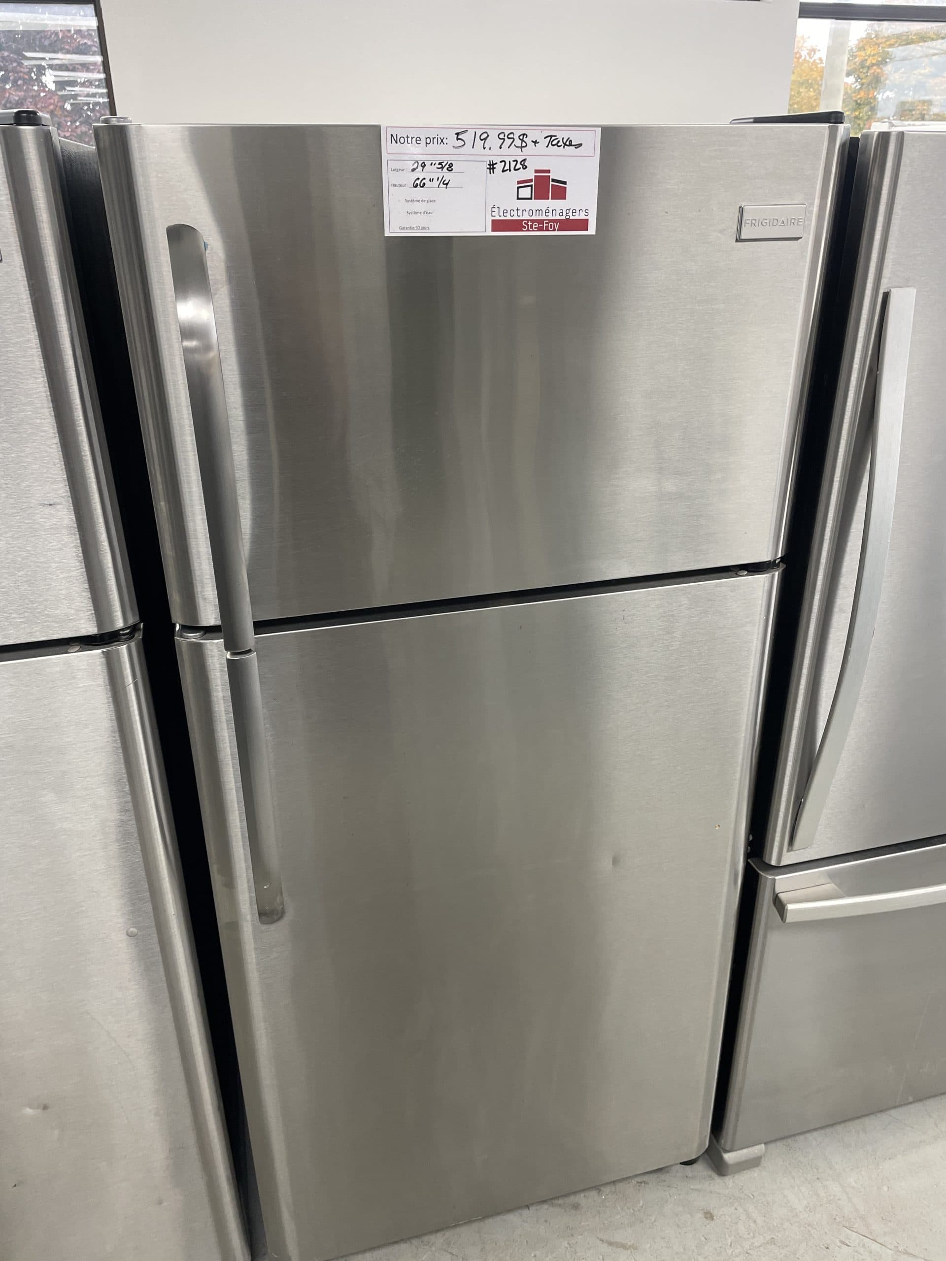 Réfrigérateur Frigidaire (#2128) - Électroménagers Ste-Foy