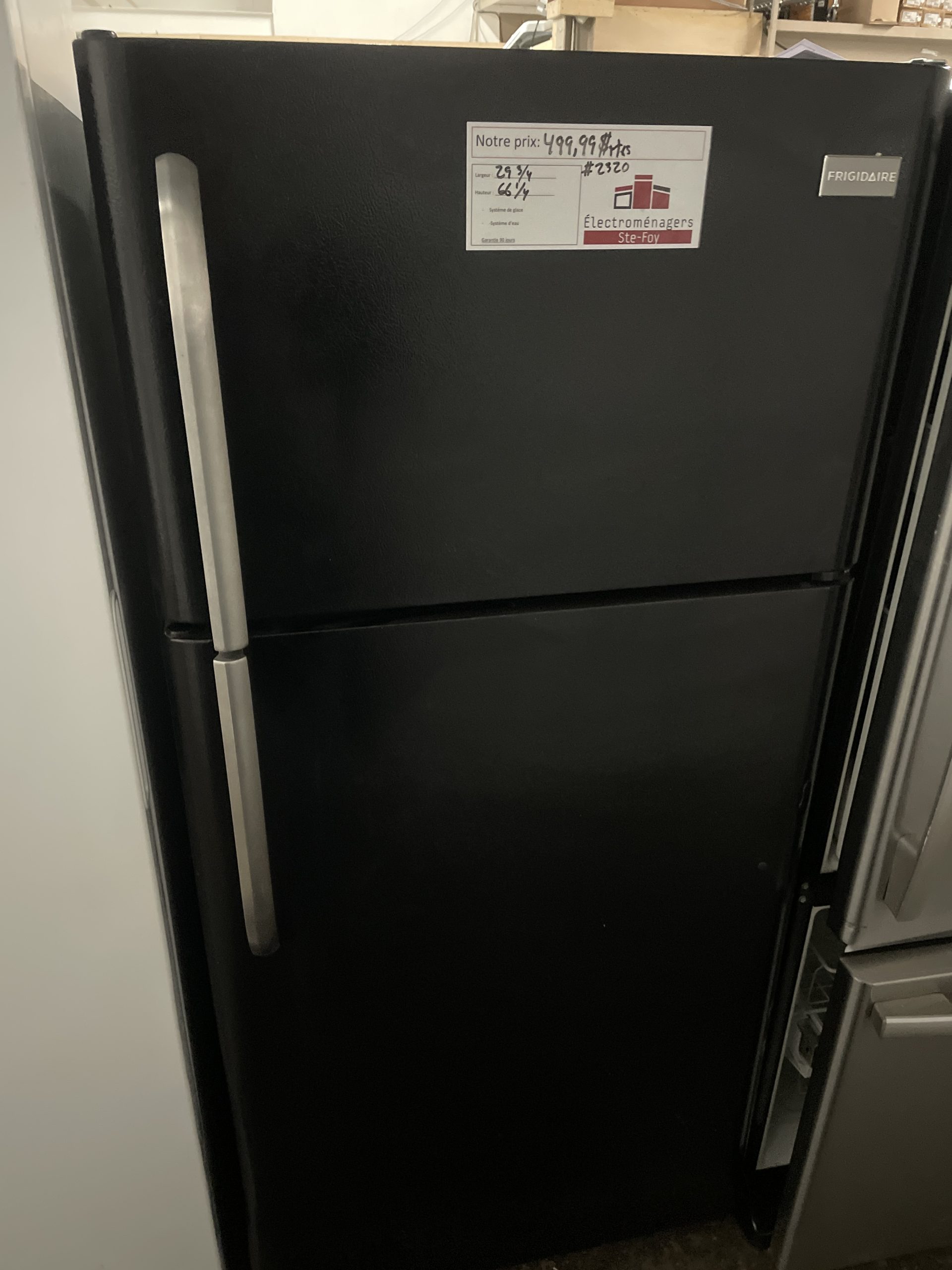 Réfrigérateur Frigidaire (#2320) - Électroménagers Ste-Foy