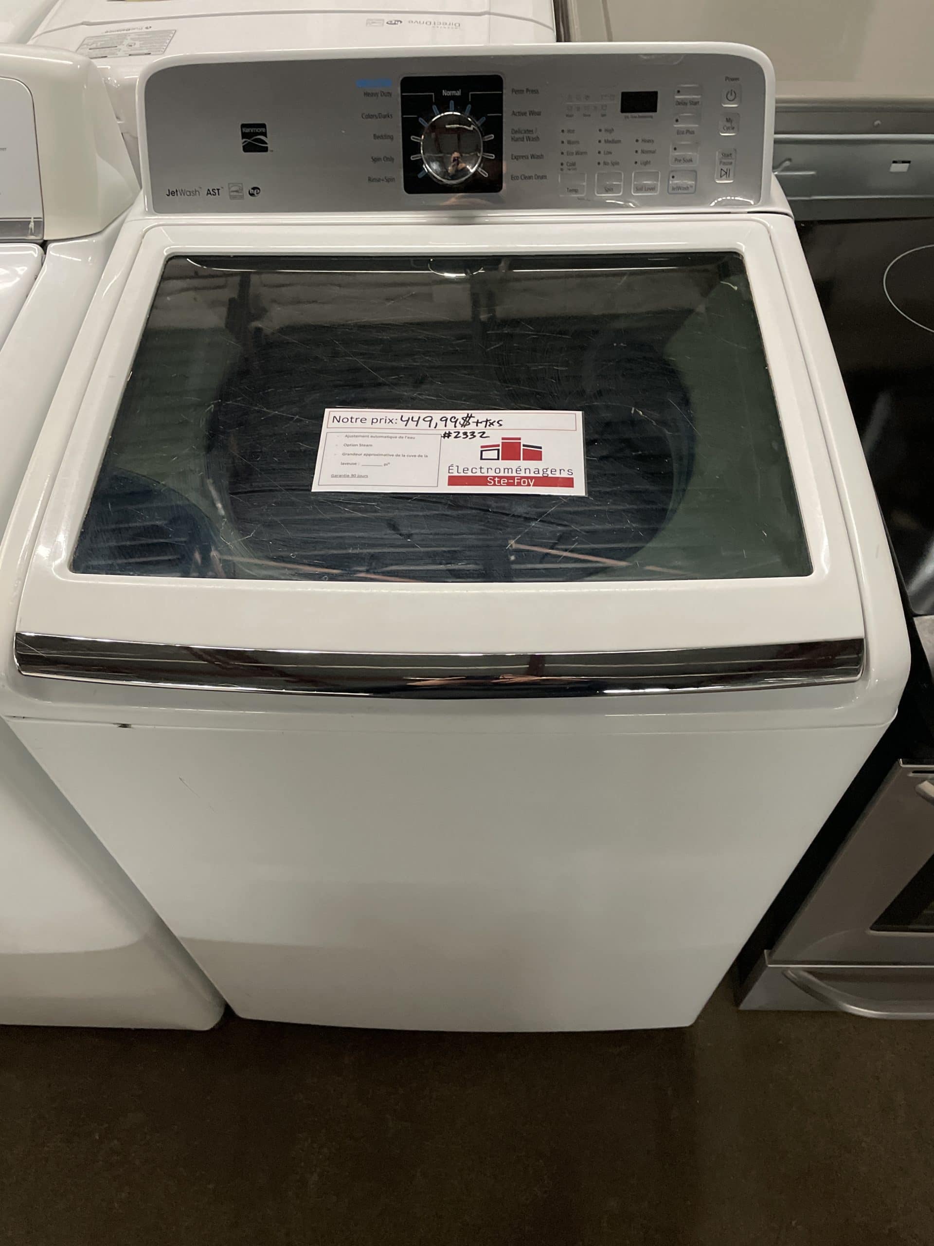 Laveuse Samsung (#2332) - Électroménagers Ste-Foy