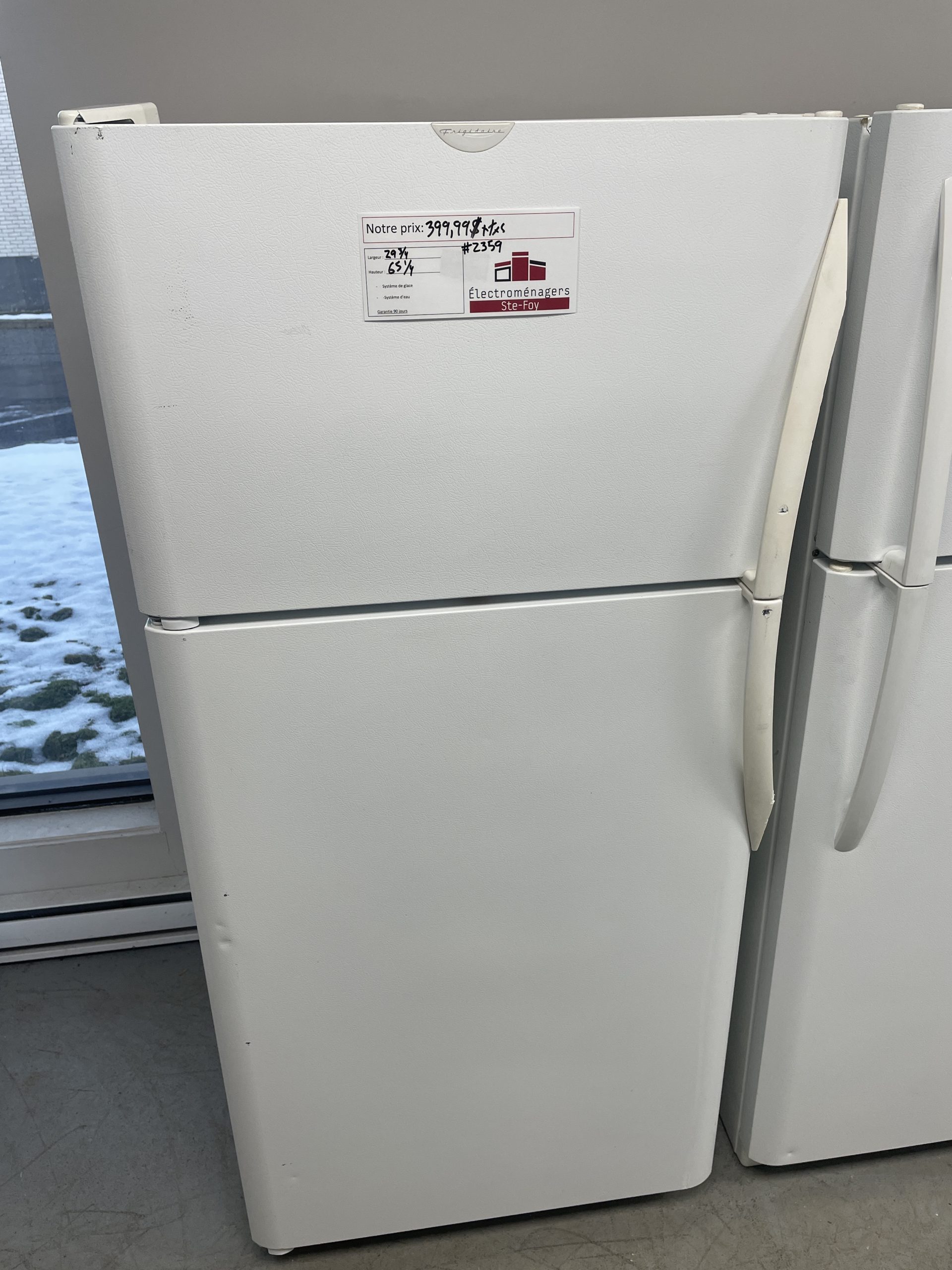 Réfrigérateur Frigidaire (#2359) - Électroménagers Ste-Foy