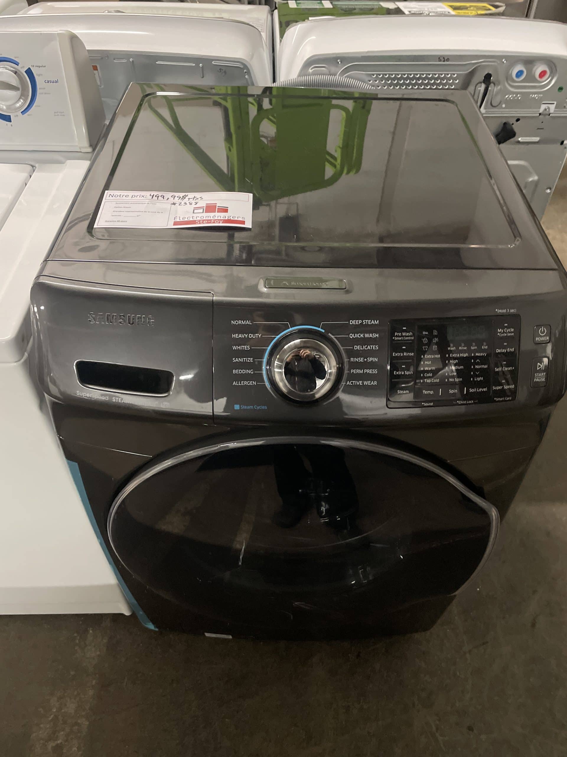 Laveuse Samsung (#2388) (R) - Électroménagers Ste-Foy