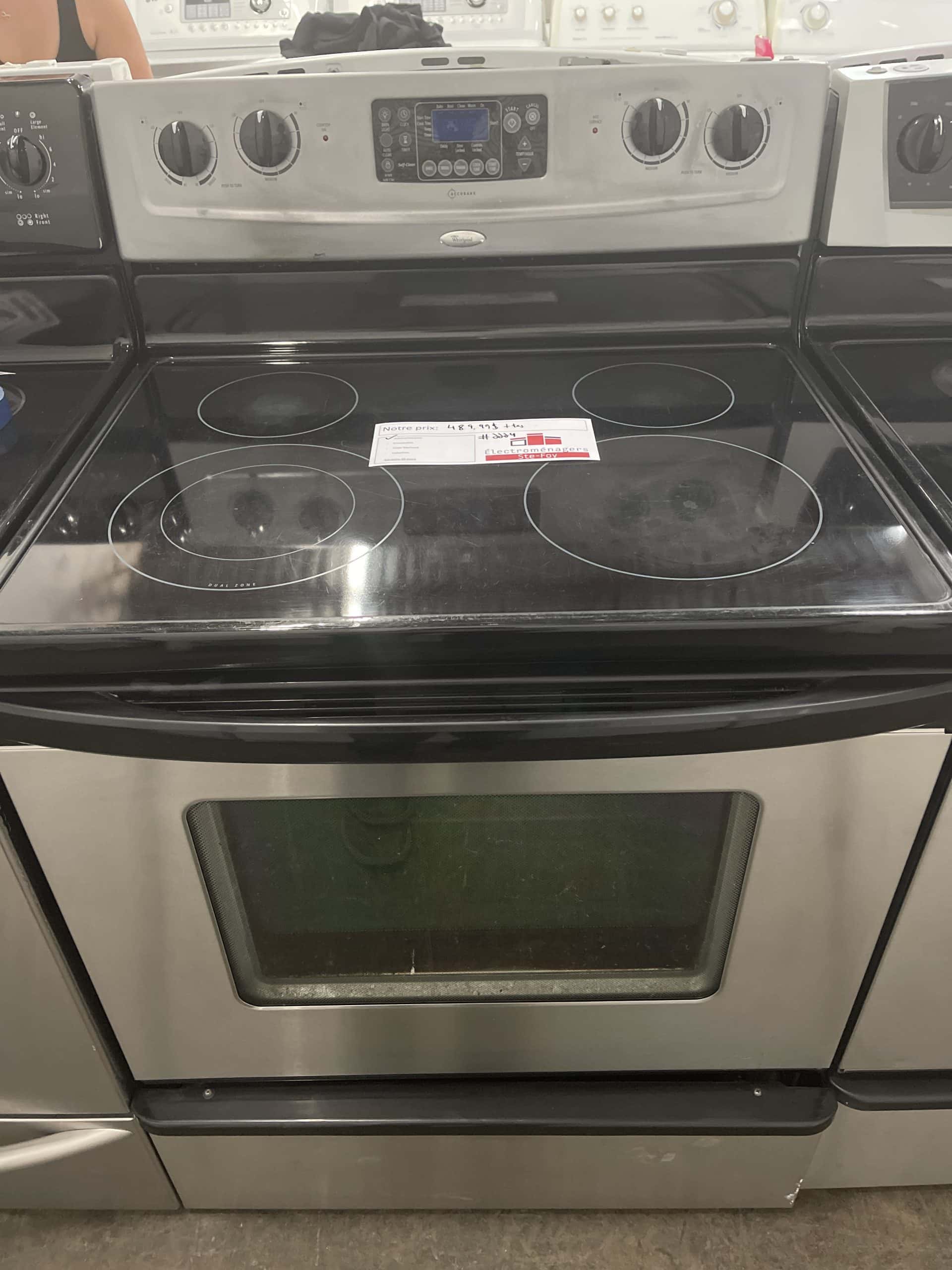 Cuisiniere Whirlpool (R) (#2224) - Électroménagers Ste-Foy