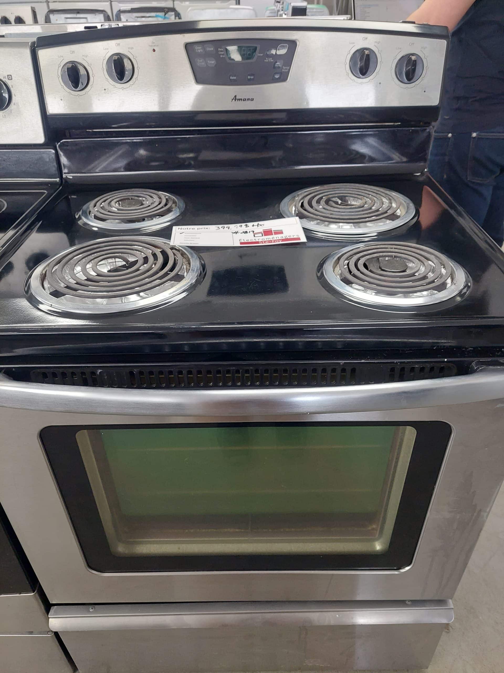 Cuisinière Amana Serpentin (R) (#2819) - Électroménagers Ste-Foy