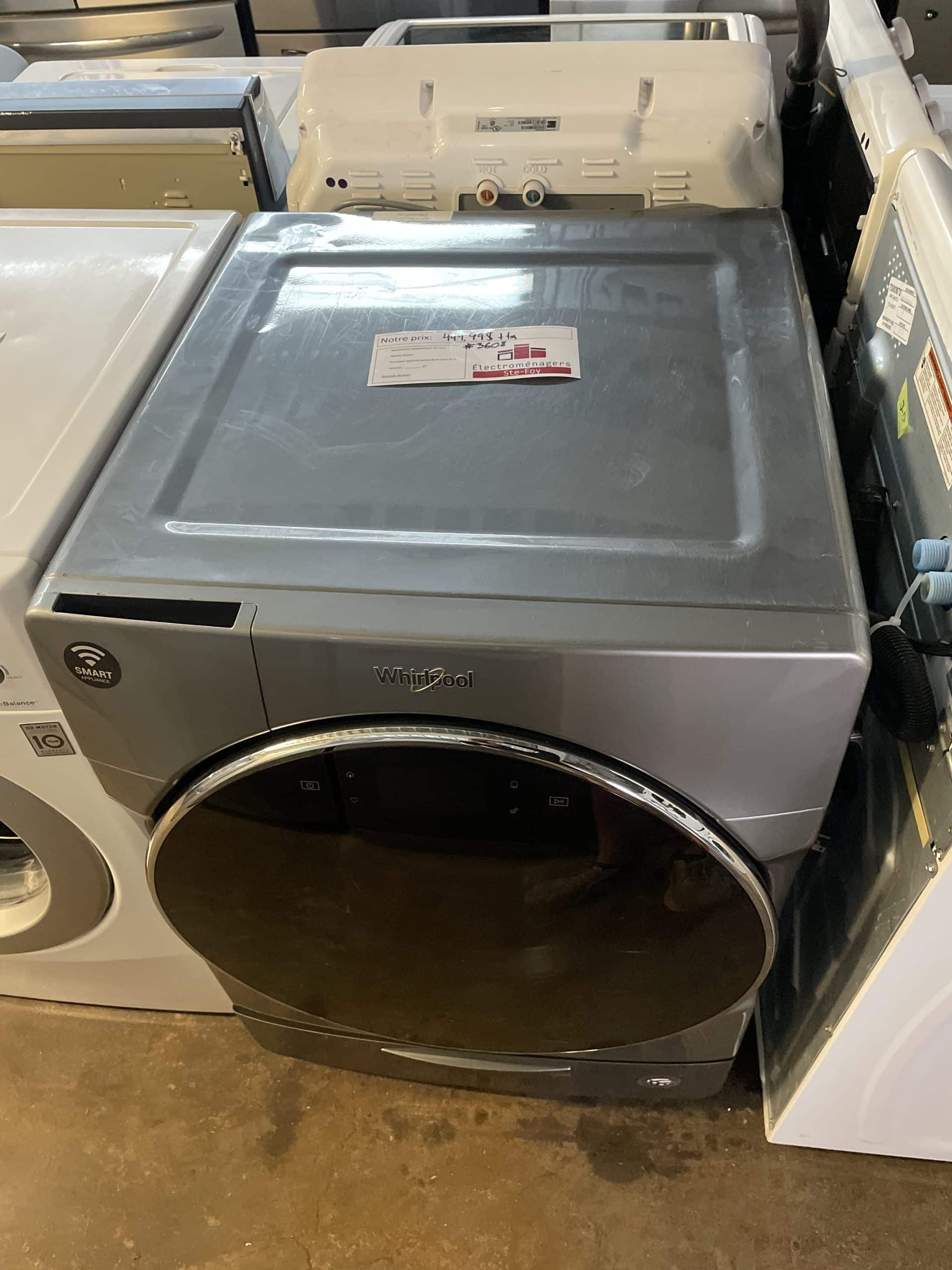 Laveuse frontale Whirlpool (#3608) (r) - Électroménagers Ste-Foy