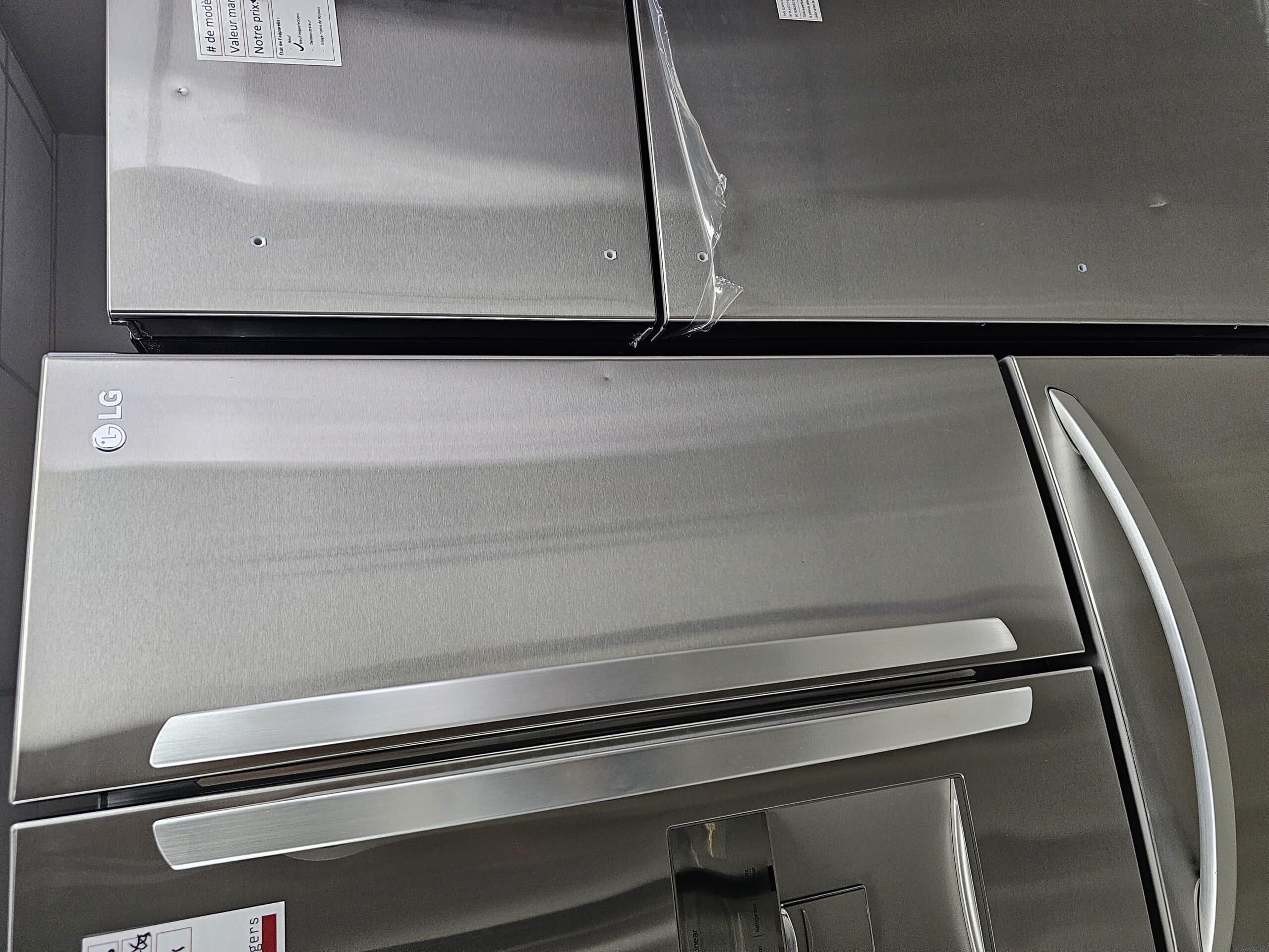 Réfrigérateur LG Stainless eau/glace modèle: LRFWS2200S (NI) (#3829 ...