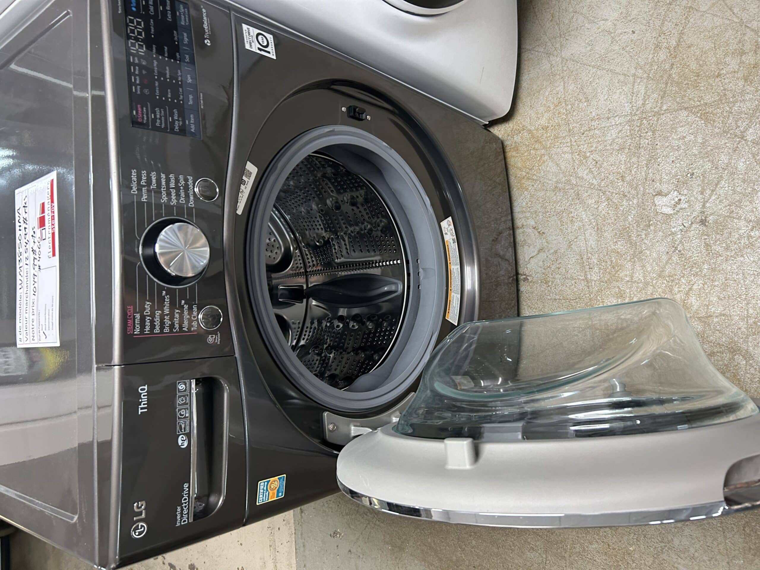 Laveuse LG WM3850HNA (#4060) (EMS) - Électroménagers Ste-Foy