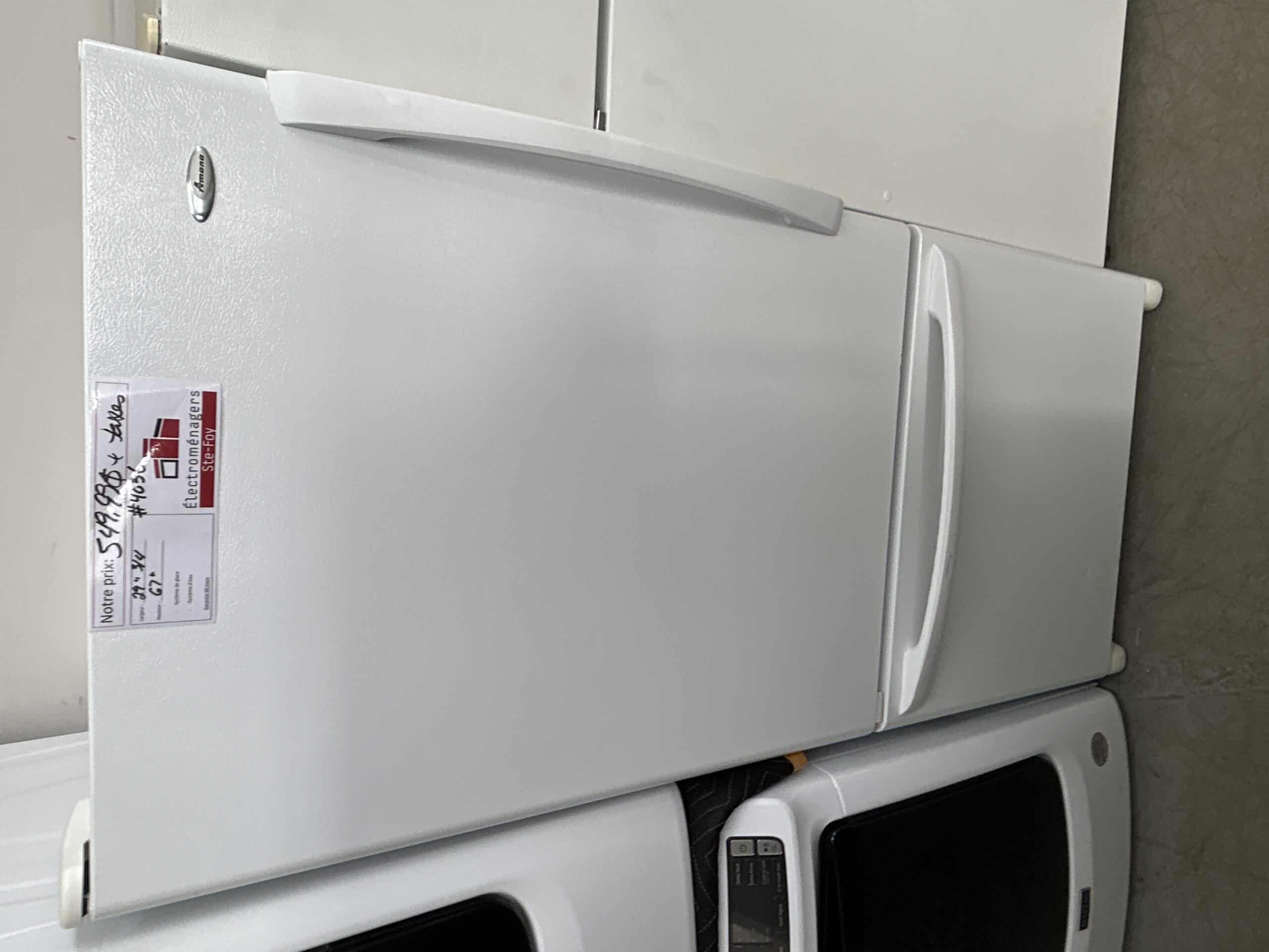 Réfrigérateur Amana blanc congélateur en bas (#4036) (r ...