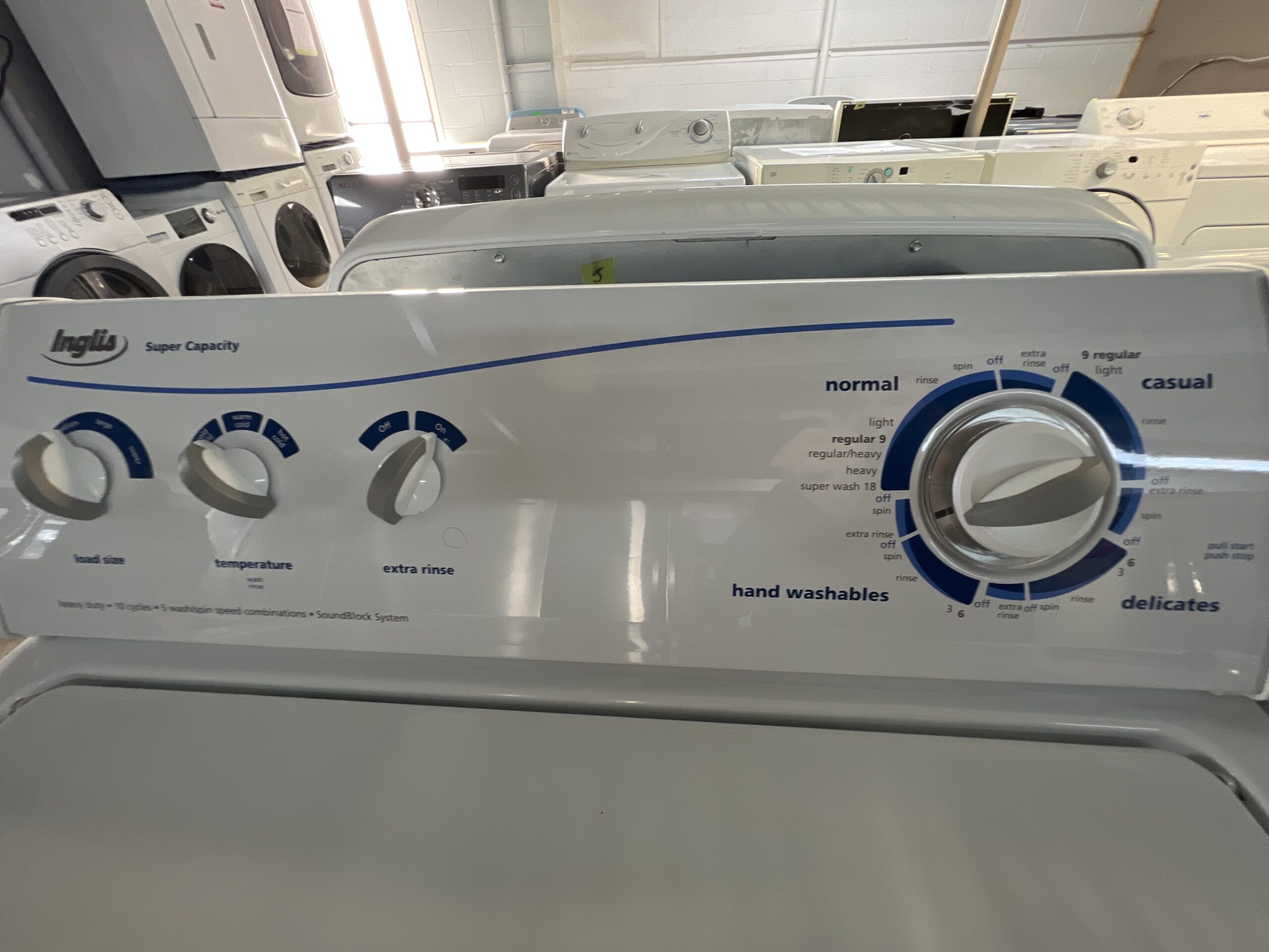 Laveuse Inglis Blanche Chargement Dessus (r) (#4106) - Électroménagers ...