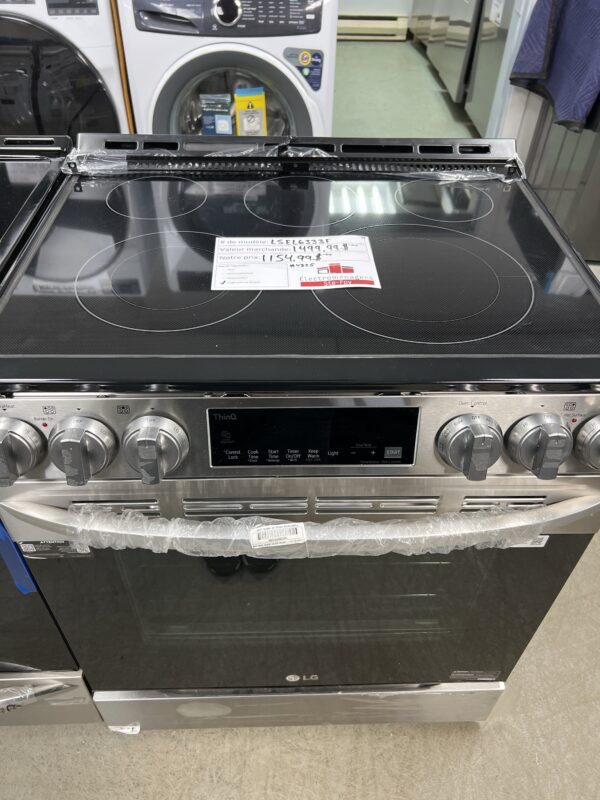 Cuisinière LG Stainless Vitrocéramique NM: LSEL6333F (u90j) (#4325 ...
