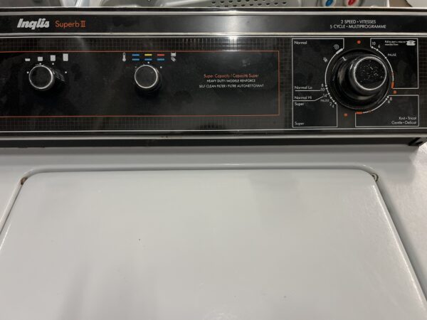 Laveuse Inglis Blanche Chargement Dessus (r) (#4324) - Électroménagers ...