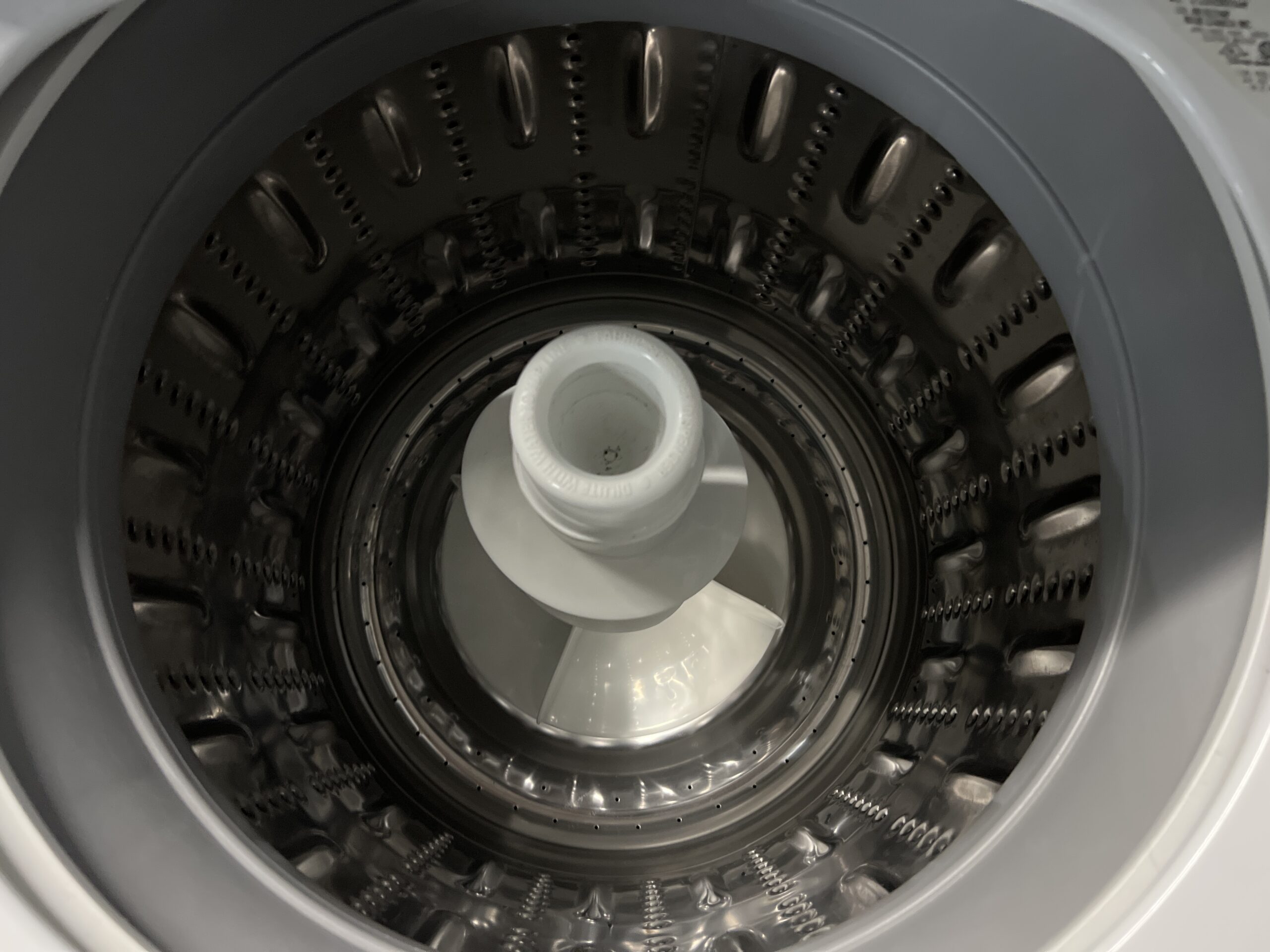 Laveuse GE Blanche Chargement Dessus (r) (#4522) - Électroménagers Ste-Foy