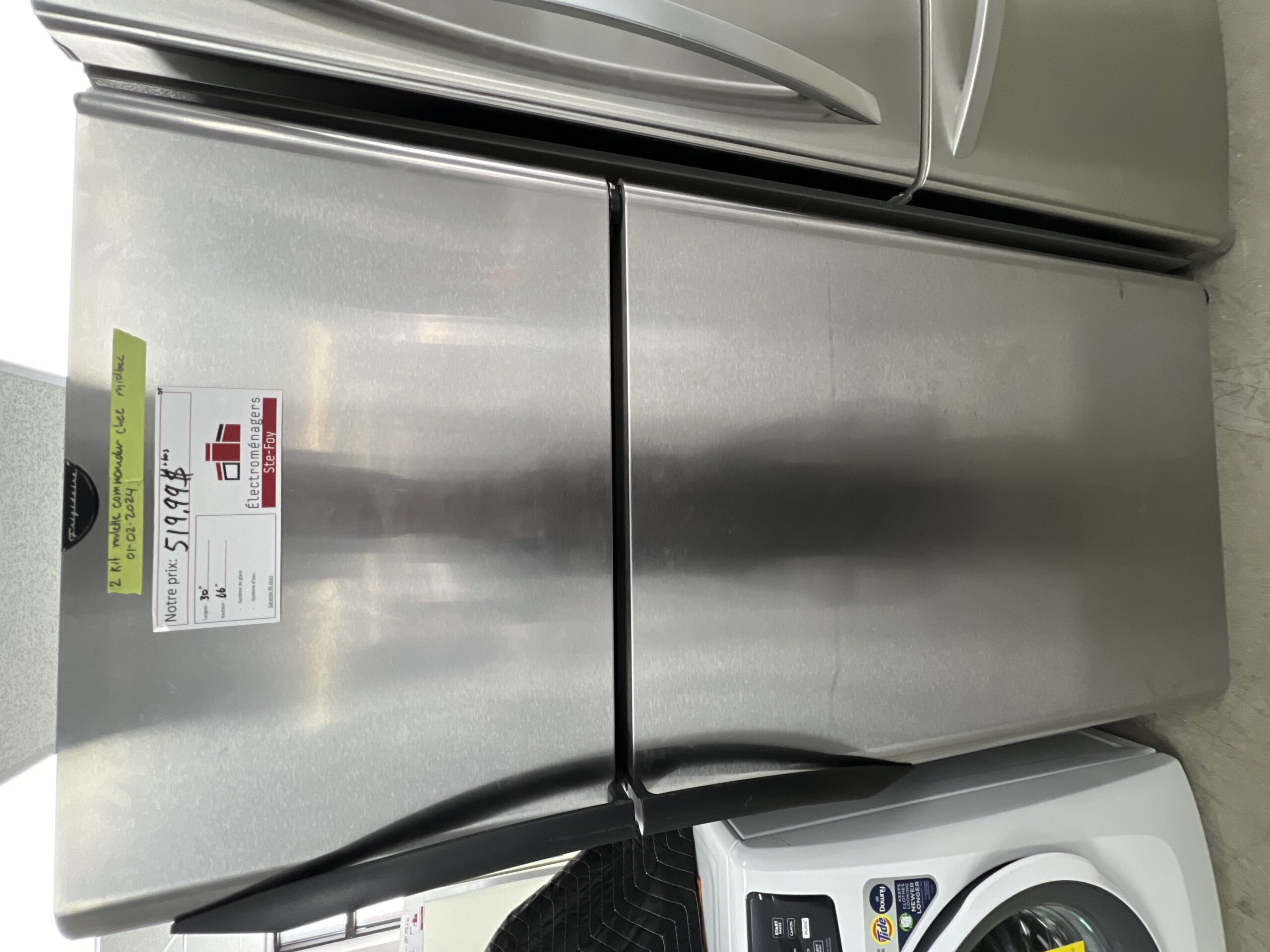 Réfrigérateur Frigidaire Stainless Congélateur en Haut (r) (#4513 ...