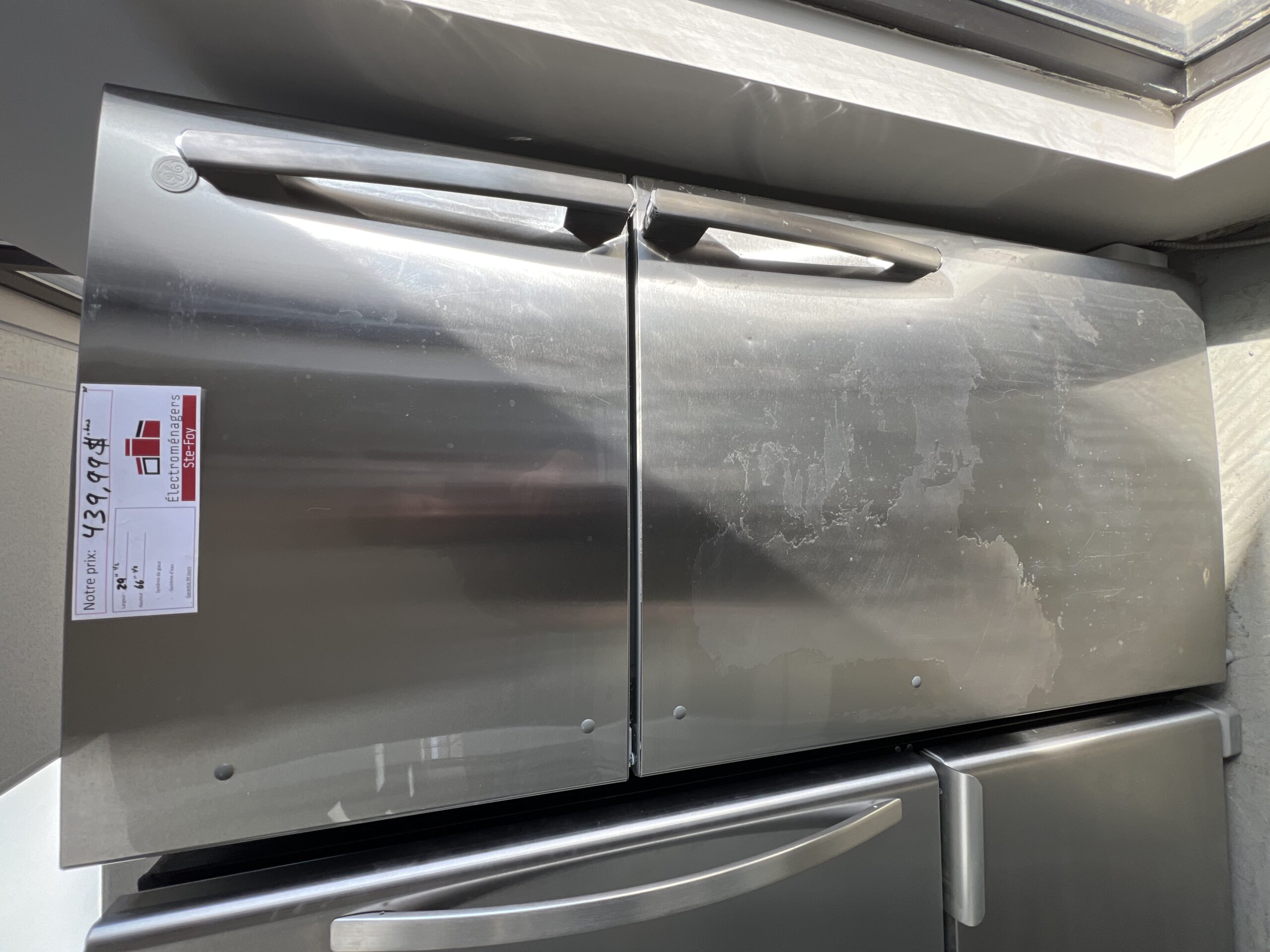 Réfrigérateur GE Stainless Congélateur en Haut (r) (#4706 ...