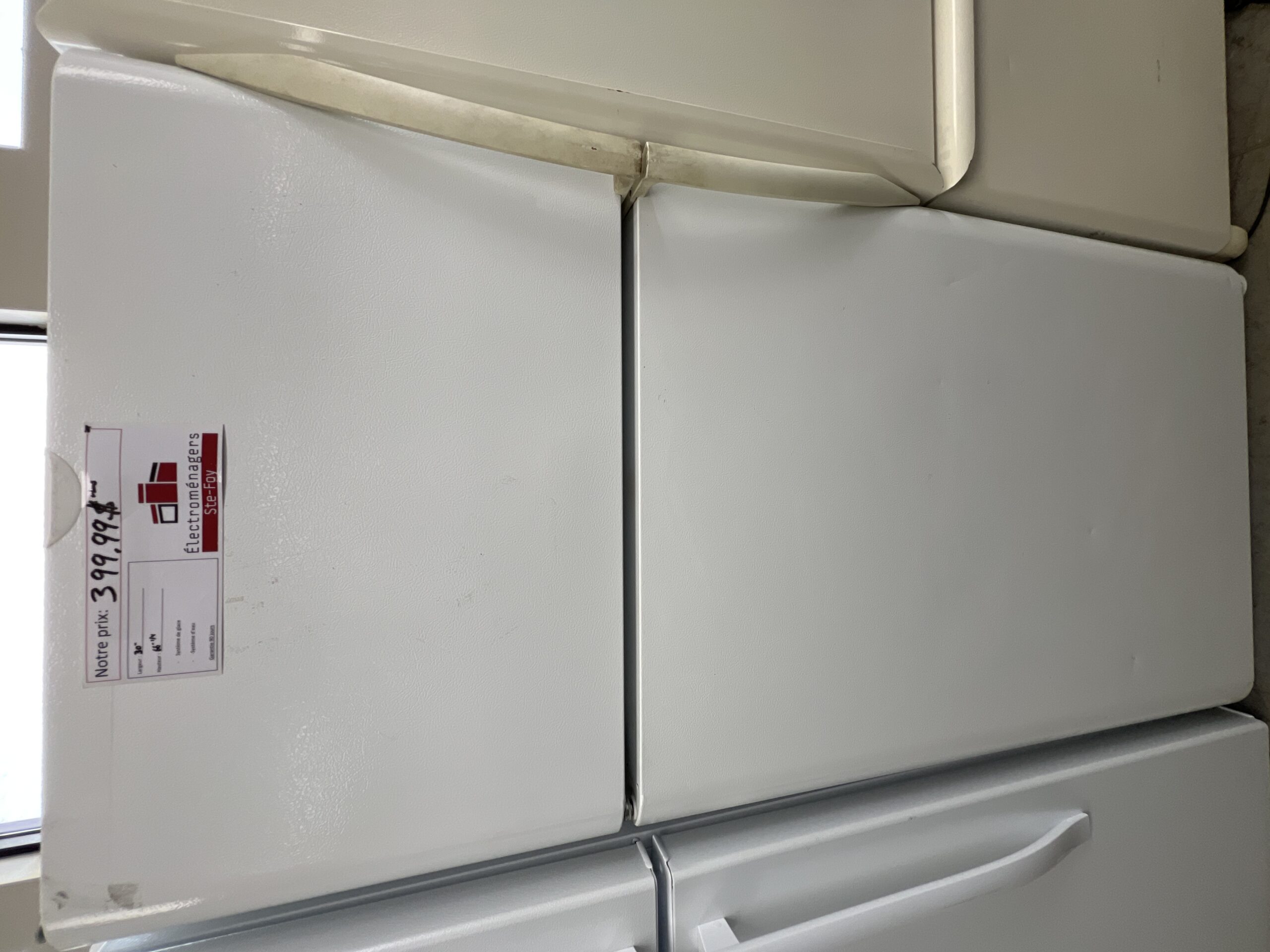 Réfrigérateur Frigidaire Blanc Congélateur en Haut (r) (#4885 ...